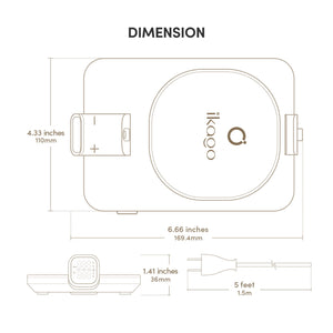 Heated Coaster - Coffee Warmer - smart & precise | ikago