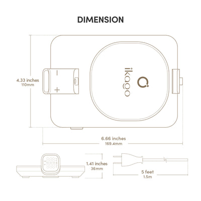 Heated Coaster - Coffee Warmer - smart & precise | ikago